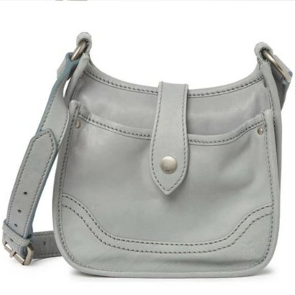 Frye | Bags | Frye Madison North South Leather Mini Crossbody Bag Sky ...